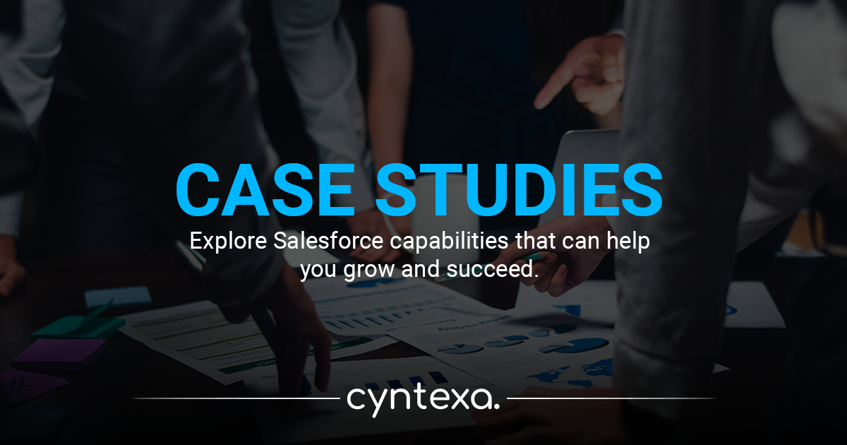 Salesforce Case Studies - Cyntexa