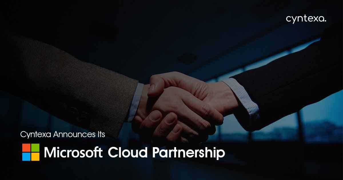 Cyntexa Is Now A Proud Microsoft Cloud Partner