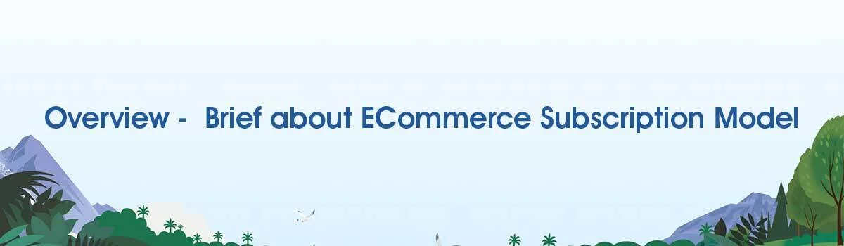 Benefits of E-Commerce Business Subscription Model